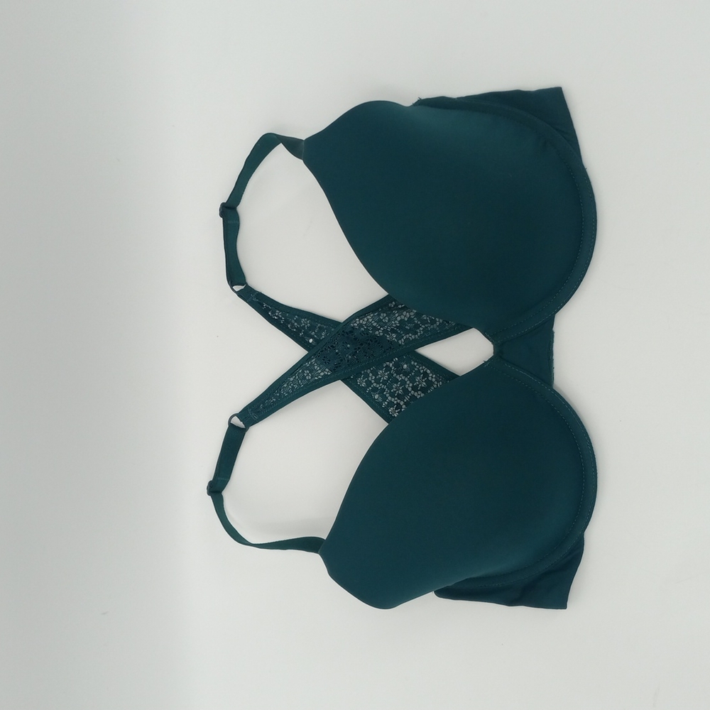 Victoria's Secret Uplift Semi Demi Bra Wire Floral La… - Gem